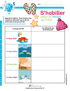 Géniepublication | Catalogue | S'habiller selon le temps qu'il fait