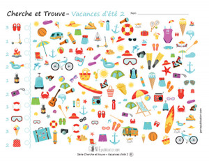 Géniepublication | Catalogue | Cherche et trouve – Vacances d'été 2