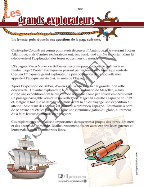 Géniepublication | Catalogue | Les grands explorateurs