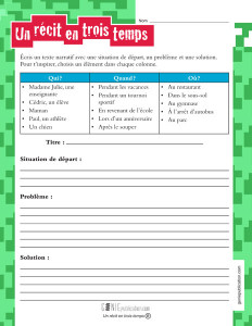 Géniepublication | Catalogue | Un récit en trois temps