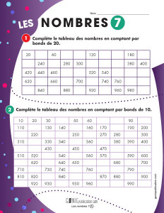 Géniepublication | Catalogue | Les nombres 7