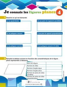 Géniepublication | Catalogue | Je connais les figures planes 4