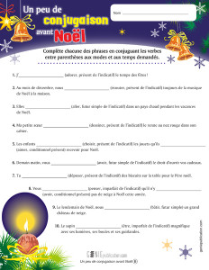 Géniepublication | Catalogue | Un peu de conjugaison avant Noël