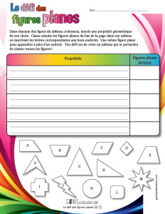 Géniepublication | Catalogue | Le défi des figures planes