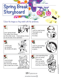 Géniepublication | Catalogue | Spring Break Storyboard