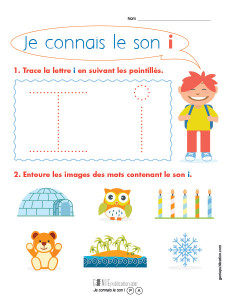 Géniepublication | Catalogue | Je connais le son « i