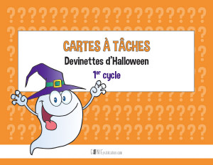 Géniepublication | Catalogue | Cartes à tâches d'Halloween – Devinettes