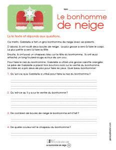 Géniepublication | Catalogue | Le bonhomme de neige