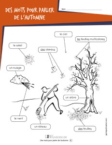 Géniepublication | Catalogue | Des mots pour parler de l'automne