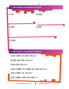 Géniepublication | Catalogue | Décomposition des nombres