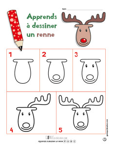 Géniepublication | Catalogue | Apprends à dessiner un renne