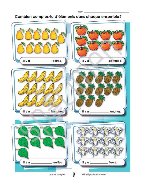 Géniepublication | Catalogue | Je sais compter