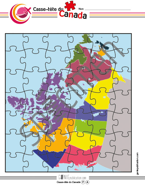 Géniepublication | Catalogue | Casse-tête du Canada