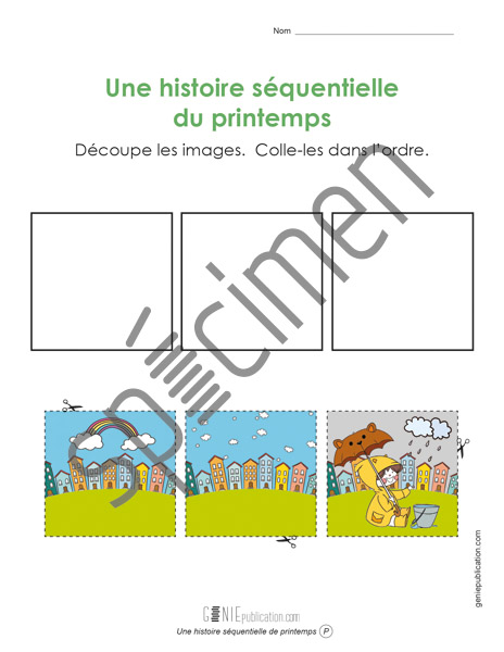 Géniepublication | Catalogue | Un histoire séquentielle de printemps