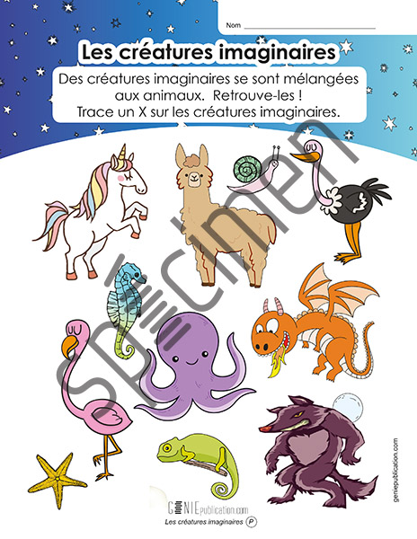 Géniepublication | Catalogue | Les créatures imaginaires